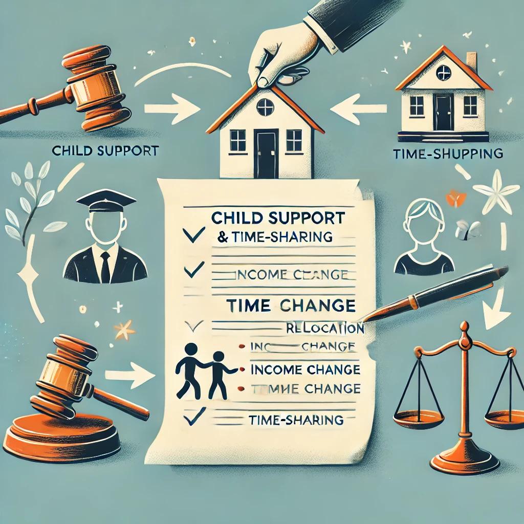 Modifying Child Support and Time-Sharing Agreements: When and How to ...